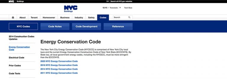 2020 New York City Energy Conservation Code - EP Engineering